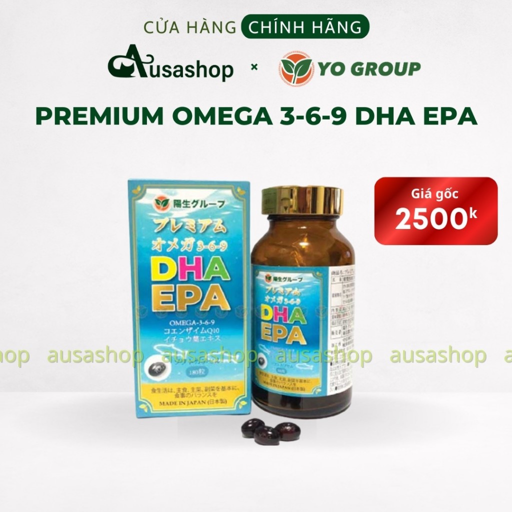[Mua 1 Tặng 1 Date 12/25] Premium Omega 3-6-9 DHA EPA Yo Group Viên Thực Phẩm Bảo Vệ Sức Khỏe ...